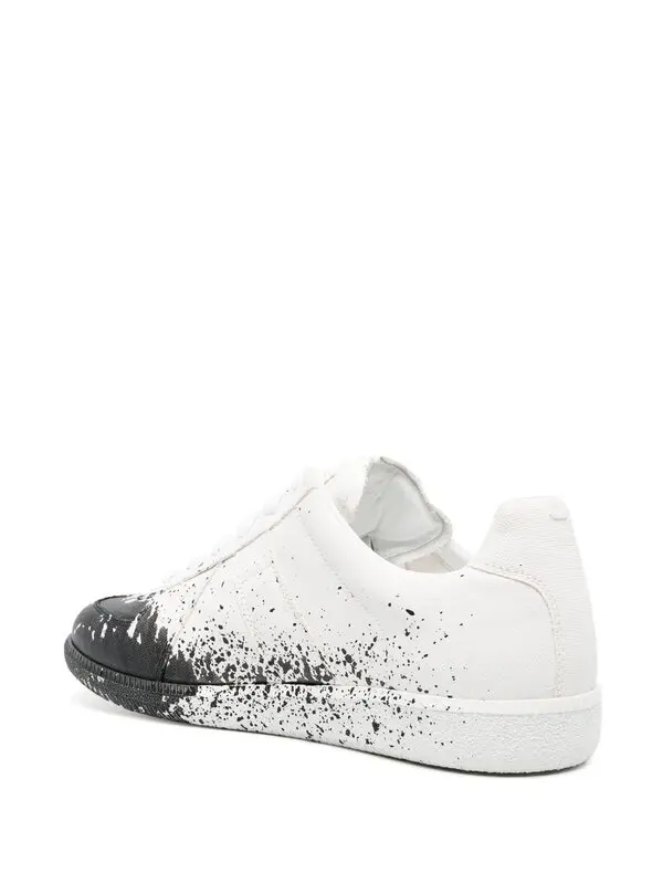 MAISON MARGIELA Replica Paint-splatter Low-top Sneakers