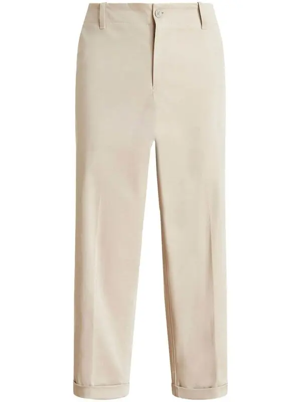 Etro Straight-leg Cropped Trousers