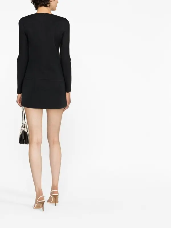 COURREGES Square-neck Mini Dress