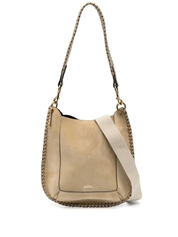 Isabel Marant Étoile Stitched Edge Shoulder Bag - Brown