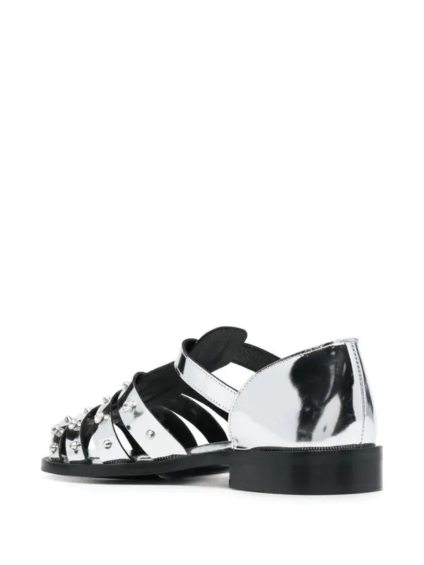 Sandro Olyma Studded Calf Leather Sandals