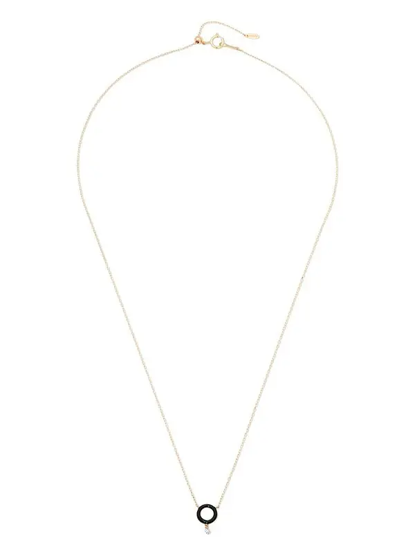 PERSEE 18kt Yellow Diamond Pendant Necklace