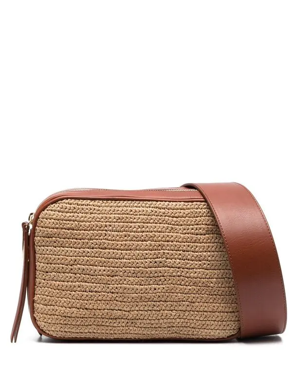 IBELIV Alefa Raffia-design Crossbody Bag