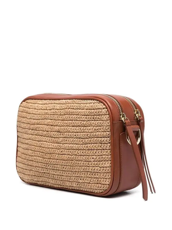 IBELIV Alefa Raffia-design Crossbody Bag