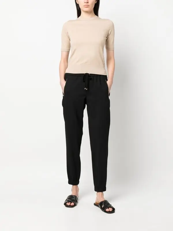 Lorena Antoniazzi Virgin Wool-blend Track Pants