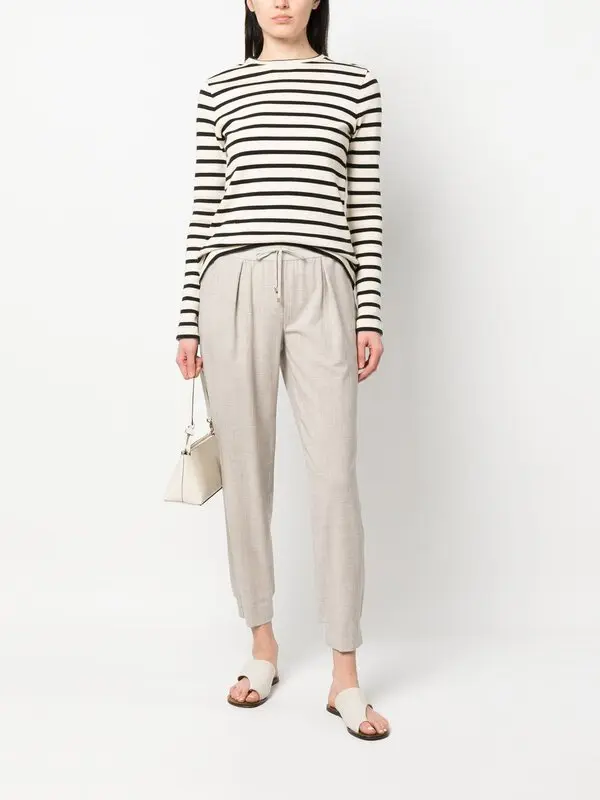 Lorena Antoniazzi Virgin Wool-blend Track Pants
