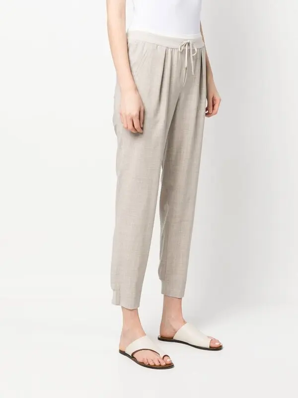 Lorena Antoniazzi Virgin Wool-blend Track Pants