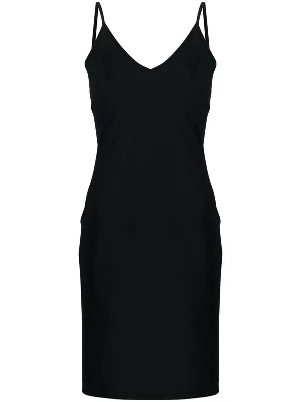JIL SANDER V-neck Slip Minidress