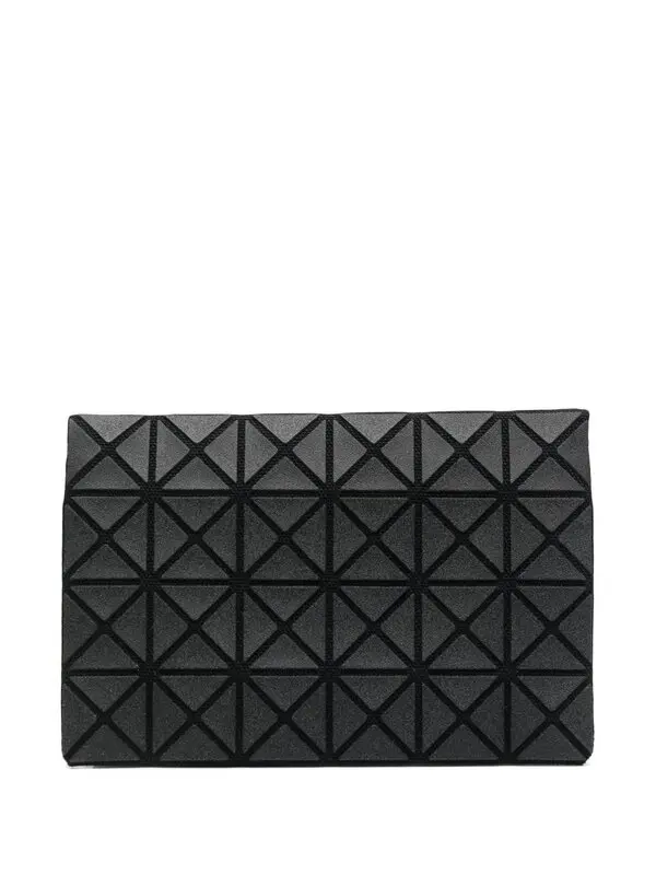 Issey Miyake Bi-fold Geometric Panelled Wallet - Black