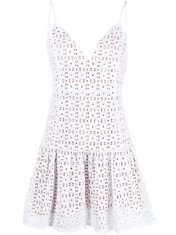 Michael Kors Sangallo Eyelet Mini Dress