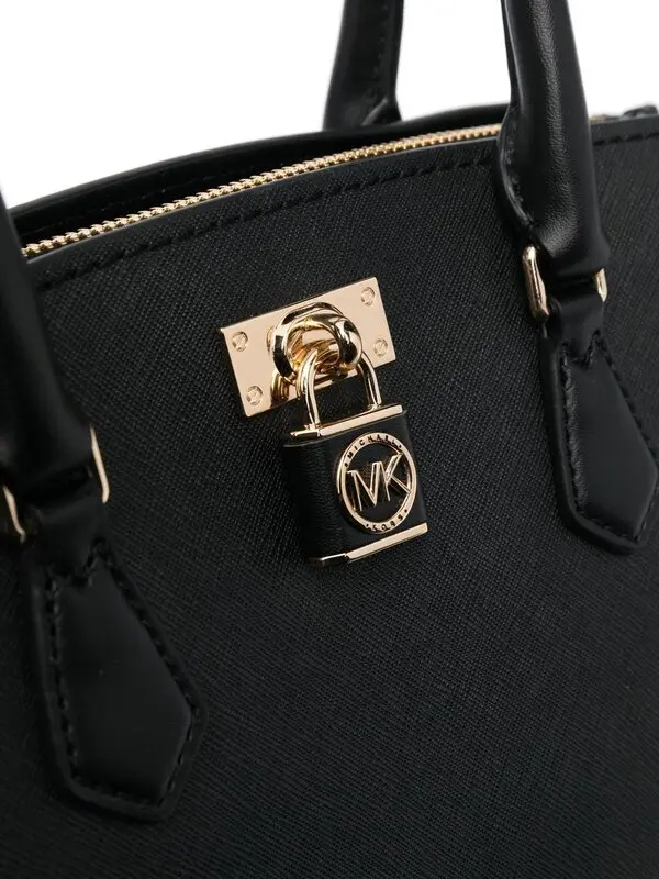 Michael Kors Padlock Detail Tote - Black