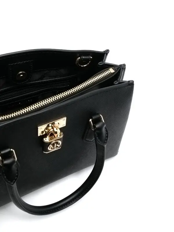 Michael Kors Padlock Detail Tote - Black