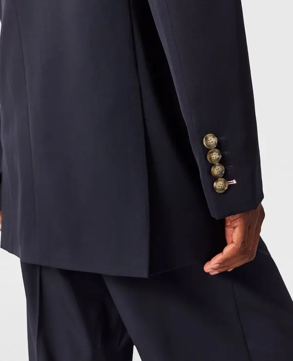 Stella McCartney Oversized Double-breasted Blazer - Ink