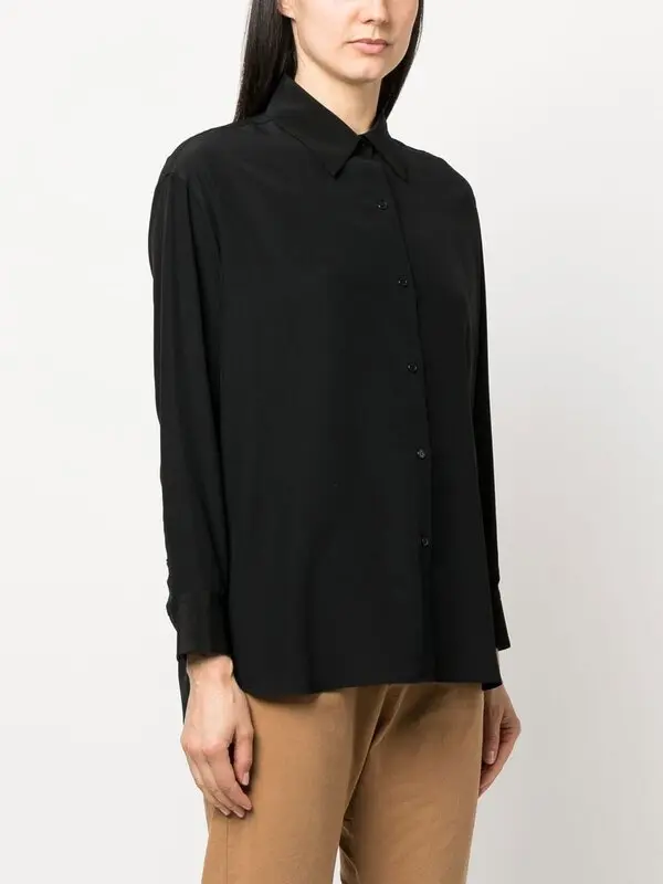 NILI LOTAN Silk Long-sleeved Shirt