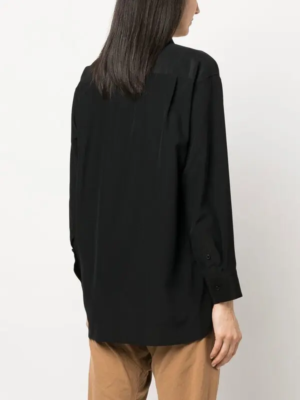 NILI LOTAN Silk Long-sleeved Shirt