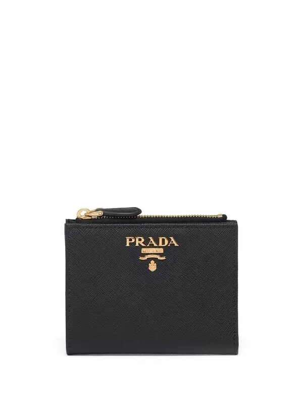 Prada Small Saffiano Leather Wallet - Black