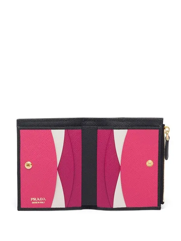 Prada Small Saffiano Leather Wallet - Black