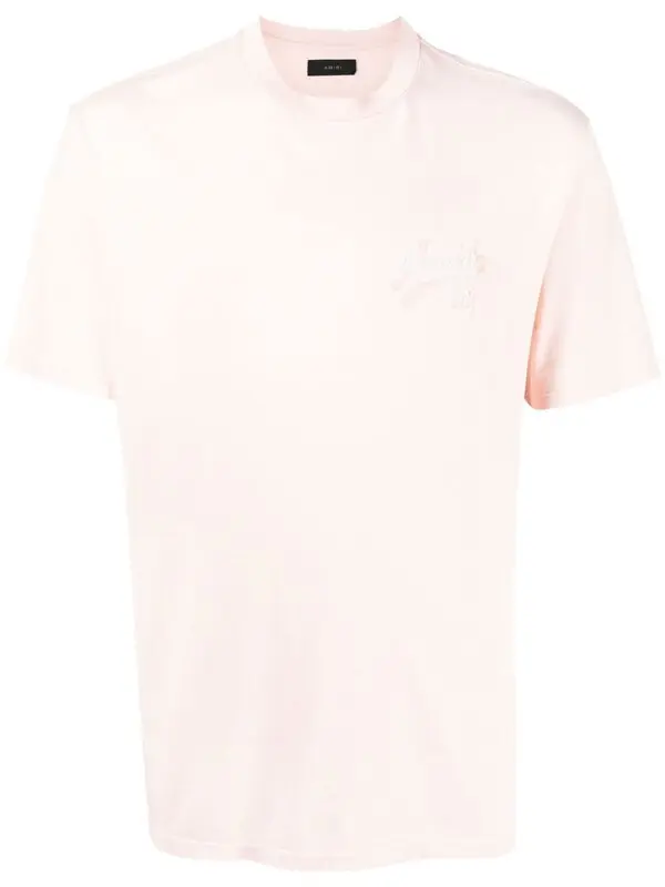 Amiri 22 Logo-print T-shirt - Pink