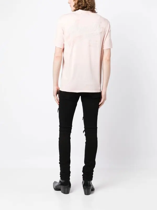 Amiri 22 Logo-print T-shirt - Pink