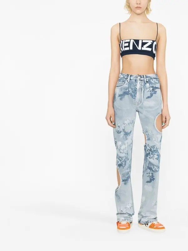 Kenzo Logo Bralette Top