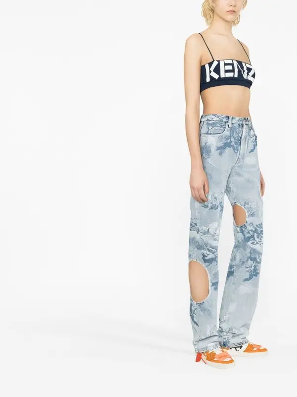 Kenzo Logo Bralette Top