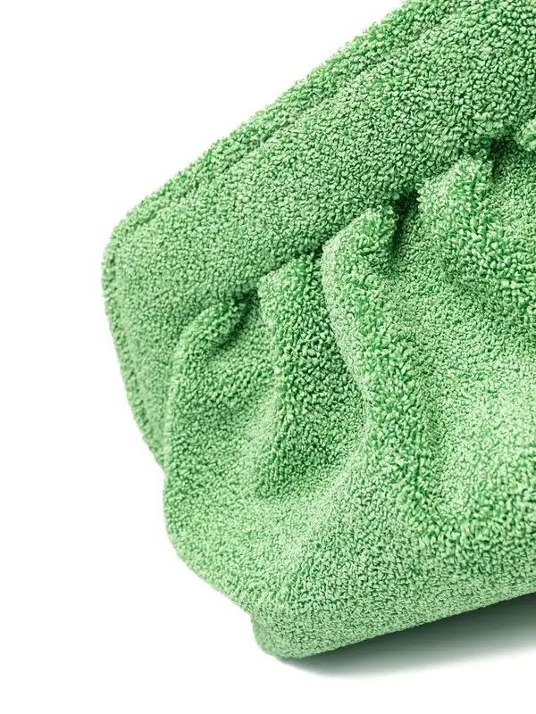 THEMOIRE Gea Re-fur Clutch Bag - Green