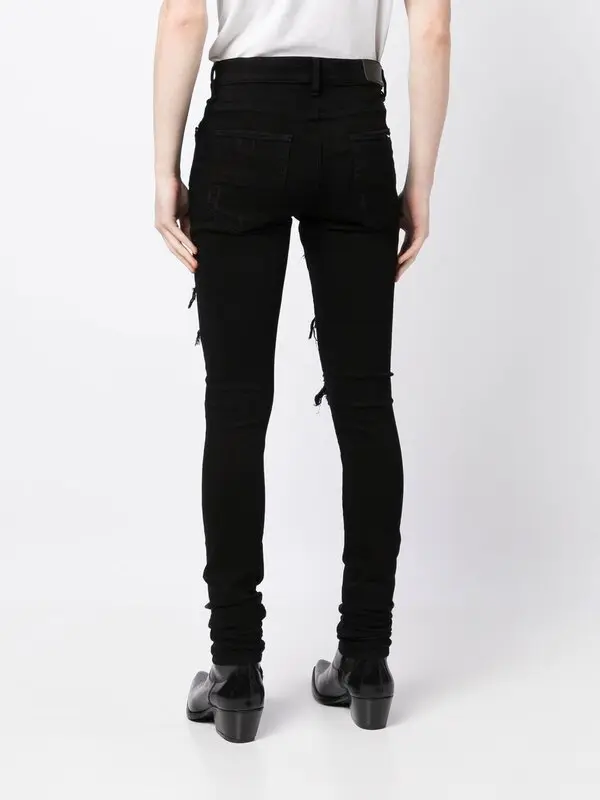 Amiri Thrasher Crystal-embellished Jeans