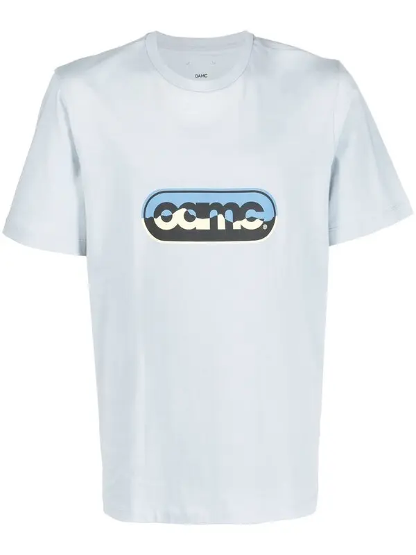 OAMC Logo-print T-shirt - Blue