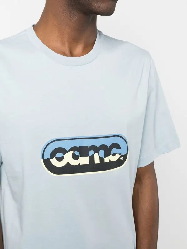 OAMC Logo-print T-shirt - Blue