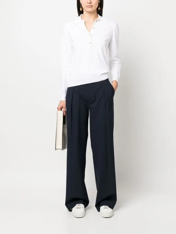 Closed Brooks Wide-leg Trousers - Blue