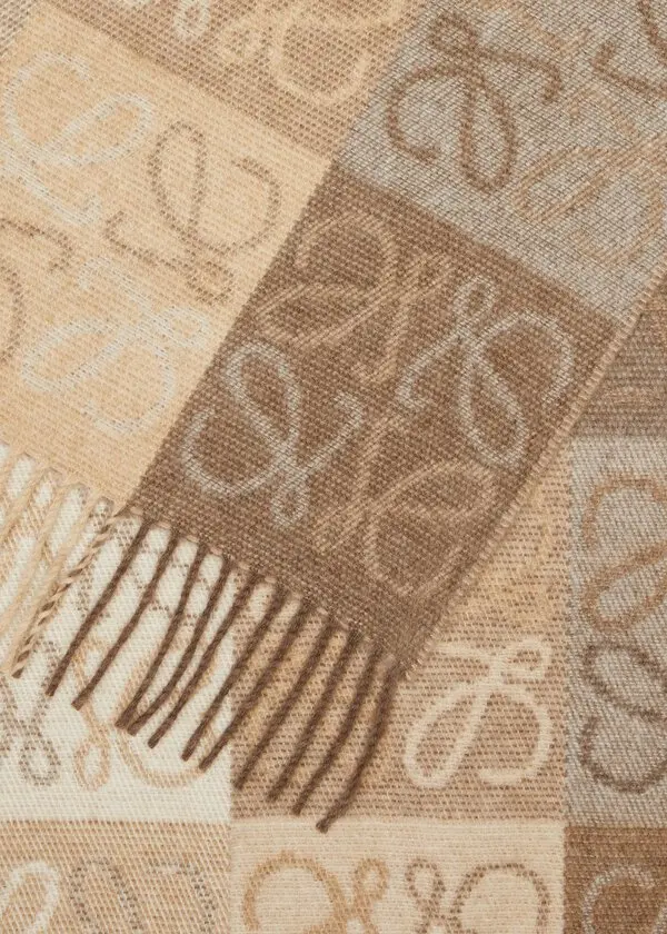 Loewe Anagram Logo Cashmere-blend Scarf