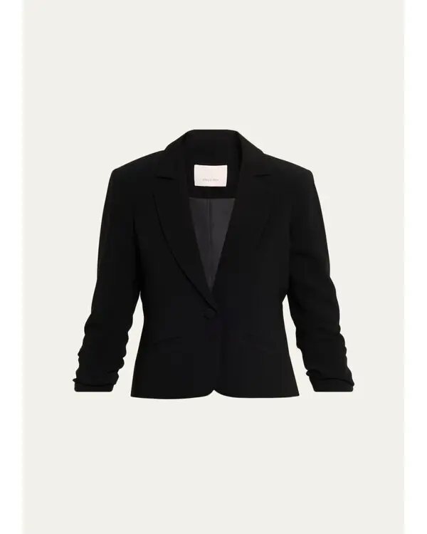 Cinq À Sept Khloe Petite Cropped Blazer - Black