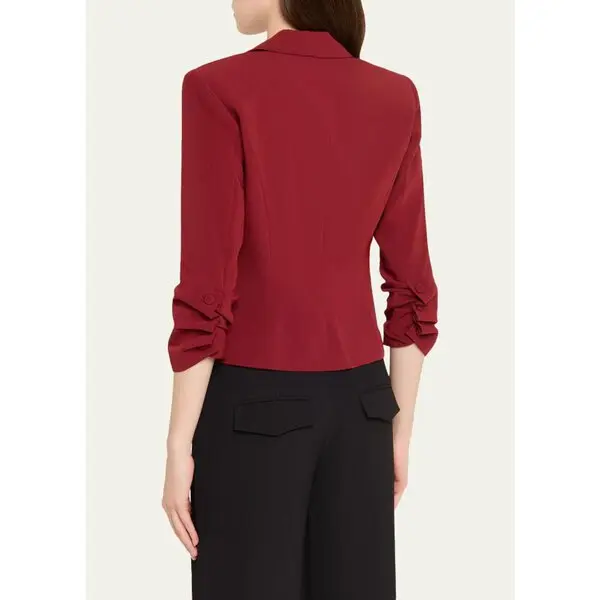 Cinq À Sept Khloe Petite Cropped Blazer - Black