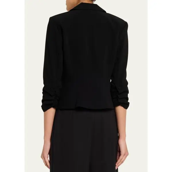 Cinq À Sept Khloe Petite Cropped Blazer - Black