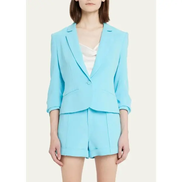 Cinq À Sept Khloe Petite Cropped Blazer - Black