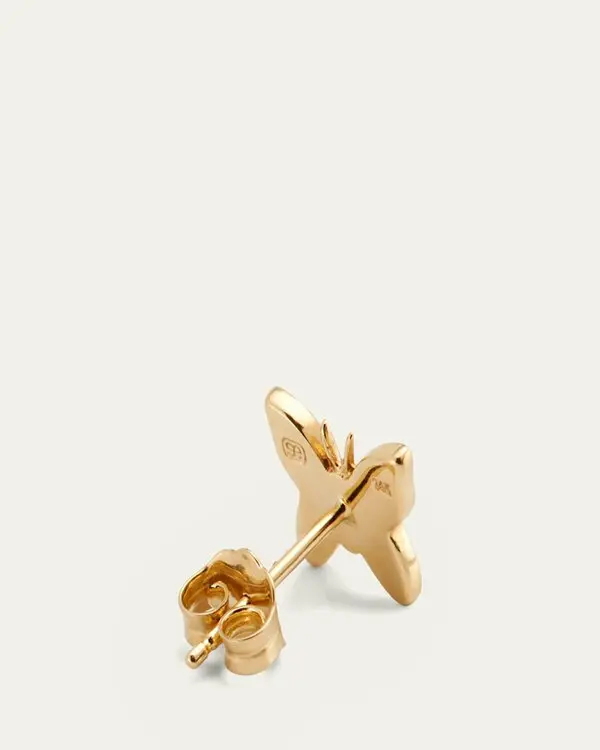 SYDNEY EVAN 14k Diamond Butterfly Single Stud Earring