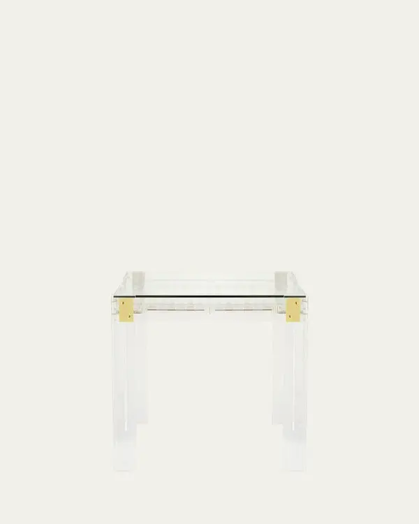 INTERLUDE HOME Miranda Acrylic Backgammon Table