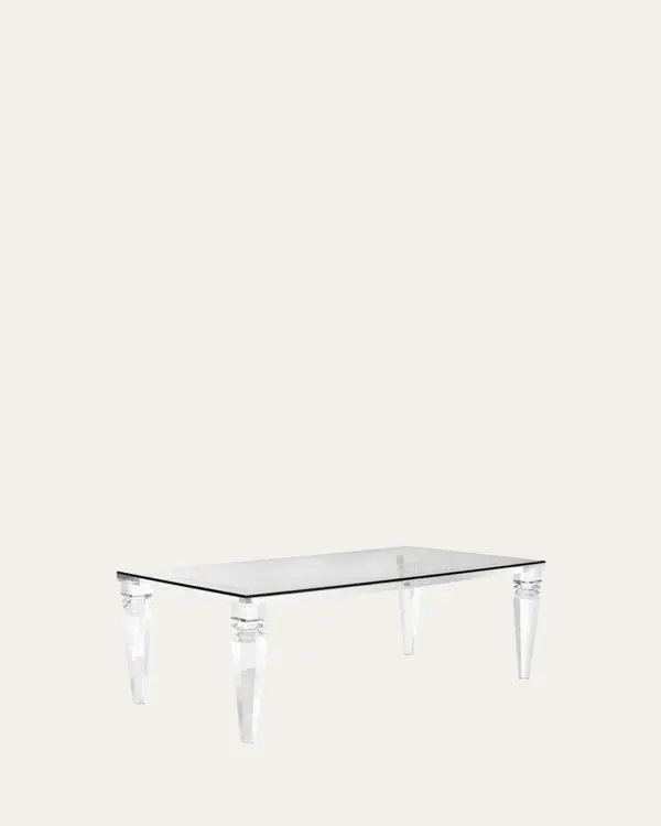 INTERLUDE HOME Christelle Acrylic Dining Table