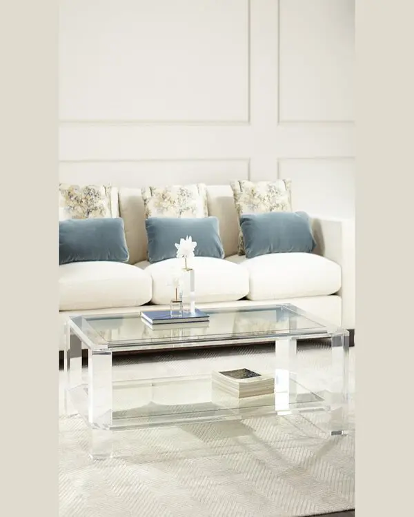 INTERLUDE HOME Surrey Acrylic Cocktail Table