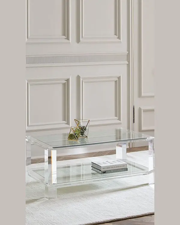 INTERLUDE HOME Surrey Acrylic Cocktail Table