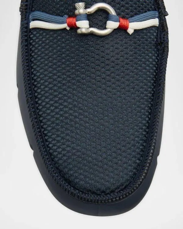 Swims Riva Mesh And Rubber Loafers