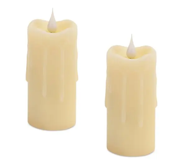 MELROSE Simplux Votive Moving Flame W/ Remote - One-color