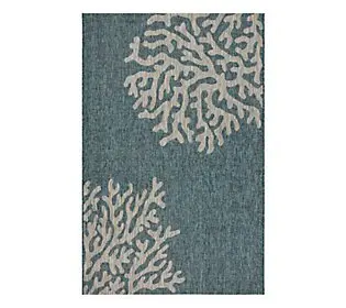 HOMEROOTS 5' X 7' Coral Reef Indoor Outdoor Are Rug - One-color
