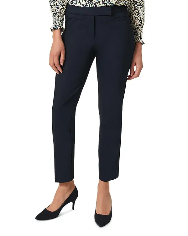 HOBBS LONDON Annie Tapered Leg Trousers - Navy