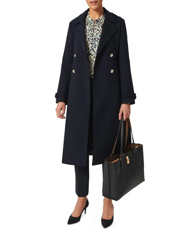 HOBBS LONDON Annie Tapered Leg Trousers - Navy
