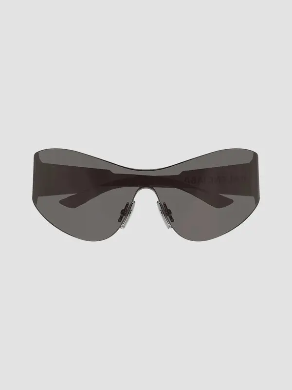 Balenciaga 99mm Mono Mask Rimless Sunglasses