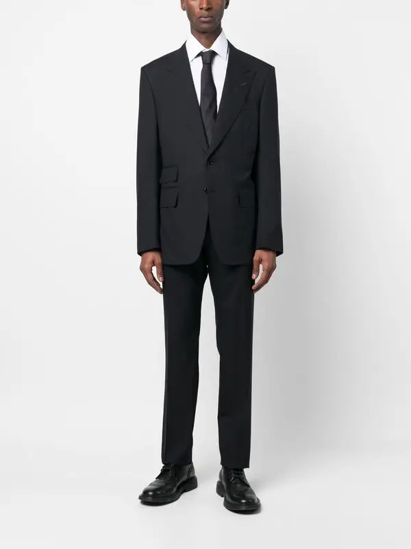 TOM FORD Long-sleeved Cotton Shirt - White