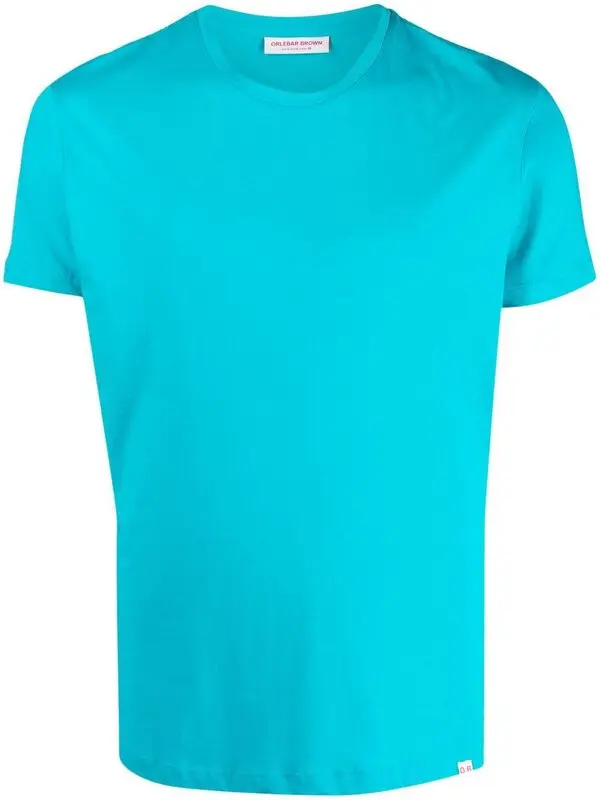 Orlebar Brown Round-neck Short-sleeve T-shirt - Blue