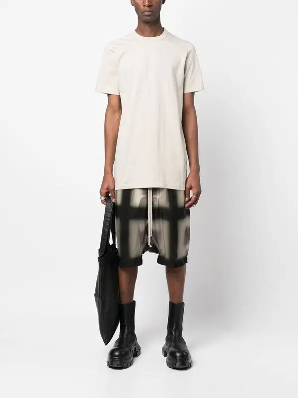 Rick Owens Plaid Knee-length Shorts