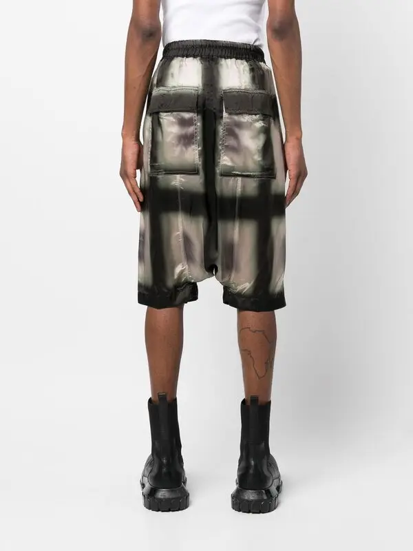 Rick Owens Plaid Knee-length Shorts
